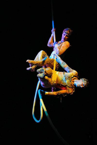 Aerial Rope Duo Aerial Net Solo Acts/ International Talent Agency ...