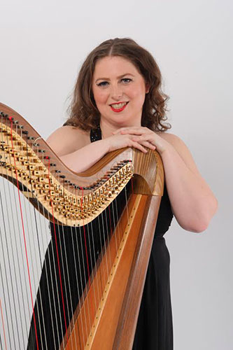 Female Harpist 8733/ International Talent Agency "Rising Stars".